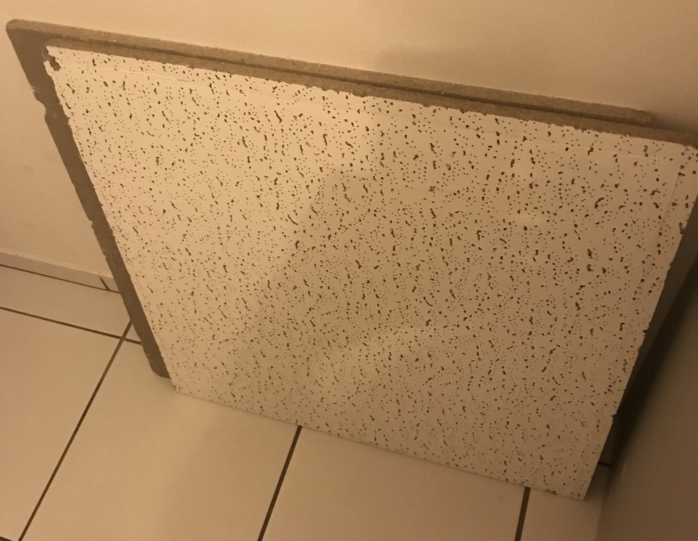 Falling Through a Ceiling